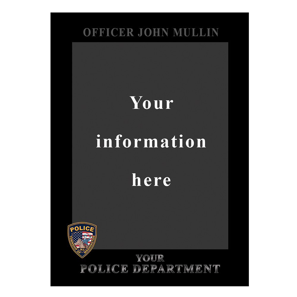 Custom Personalized Police / Cop Trading Cards - That's A Buy