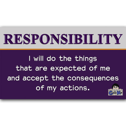 Responsibility - Core Value Poster