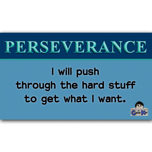 Perseverance - Core Value Poster