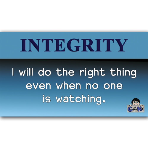 Integrity - Core Value Poster