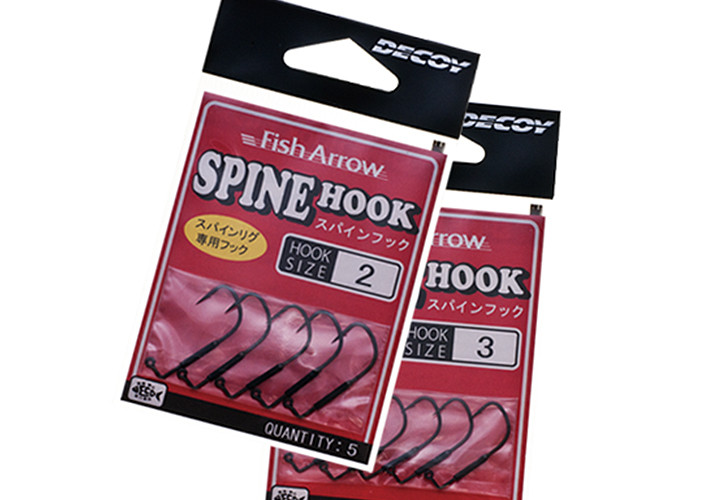 Fish Arrow SPINE HOOK for hover strolling arrived! Free Rig Sinker ...
