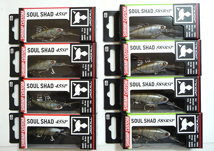Jackall SOUL SHAD SHRIMP CUSTOM 45SP/52SP added! - KKJAPANLURE