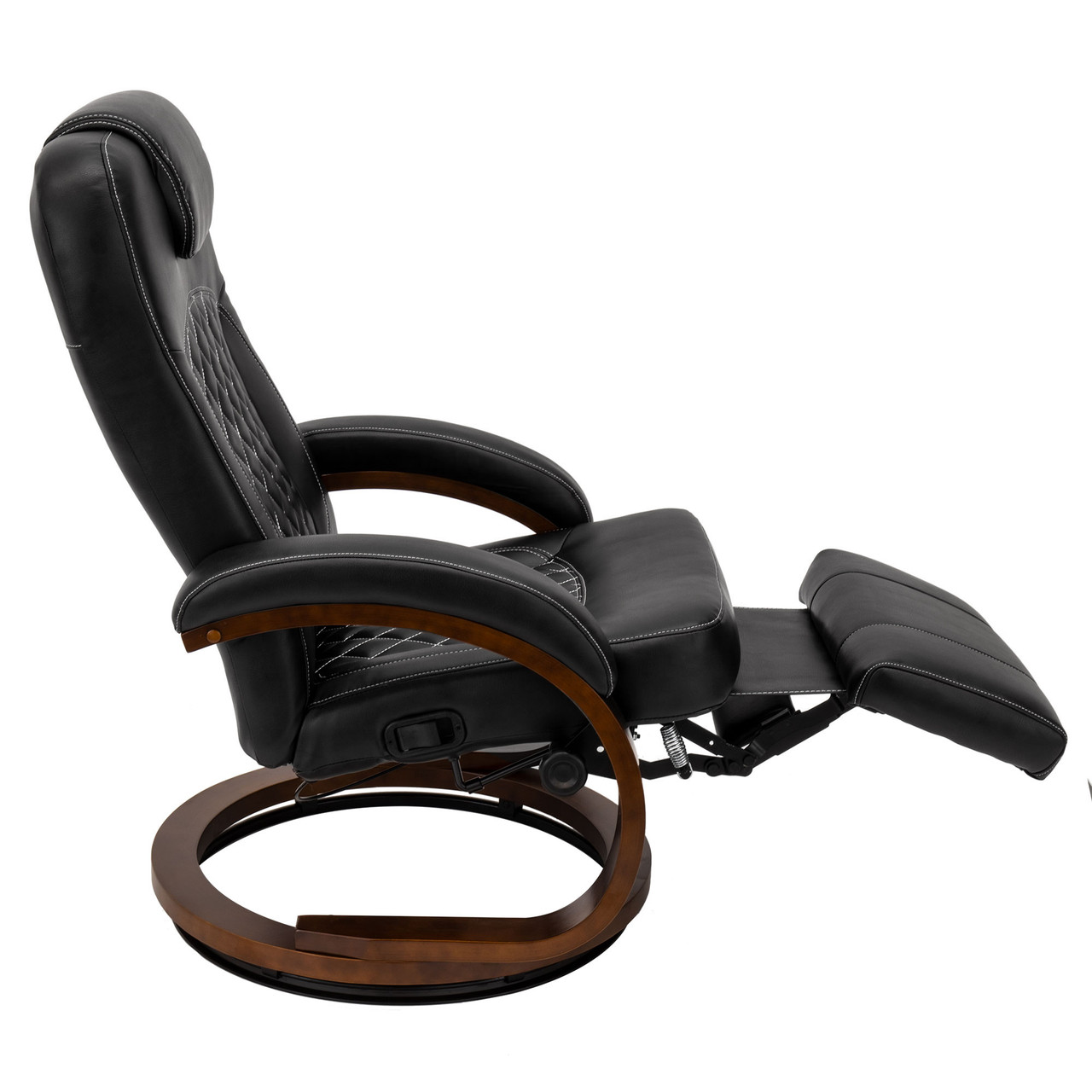 RecPro Nash 28" RV Euro Chair Recliner in Black RV Furniture - RecPro