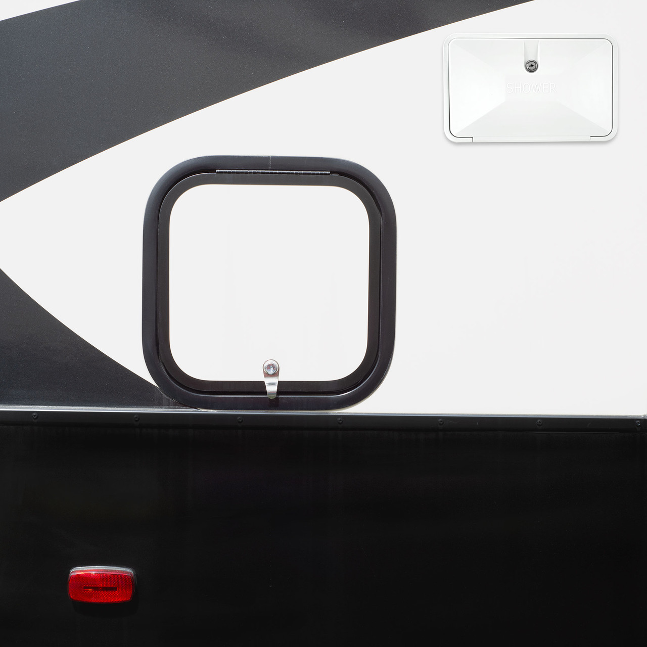 RecPro RV Exterior Shower Box Kit Faucet Hose Camper Trailer Cowboy ...