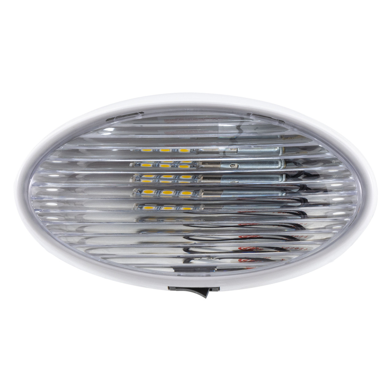 RV LED Porch Light with Clear Lens - RecPro