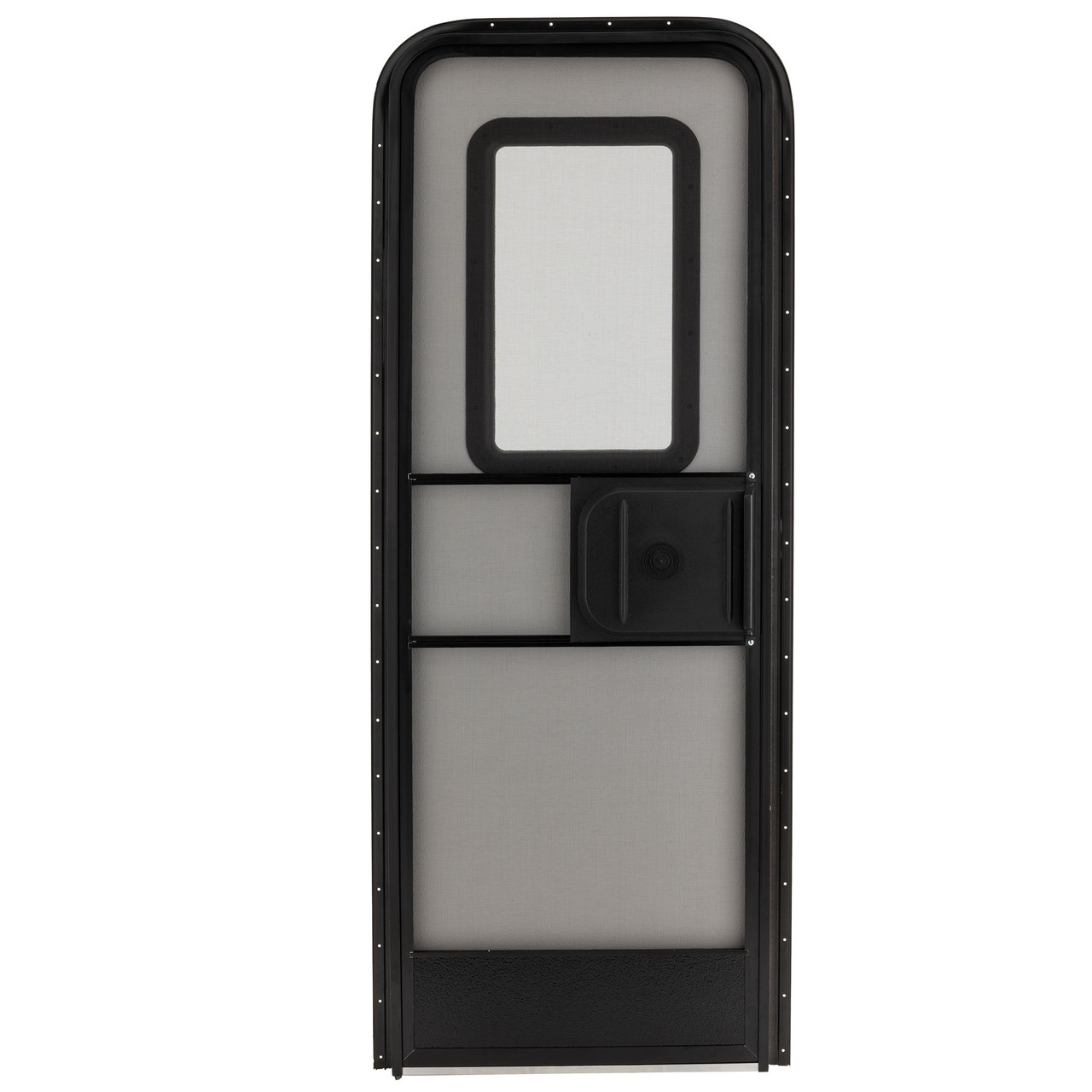 RV Entry Door with Screen Radius Corner Right Hand 30" x 72" - RecPro