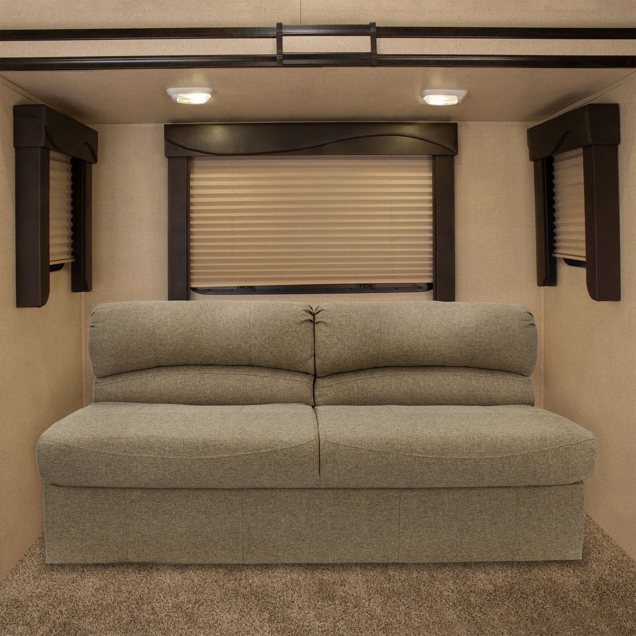 RecPro Charles 68" RV Jackknife Sleeper Sofa in Cloth with Optional ...