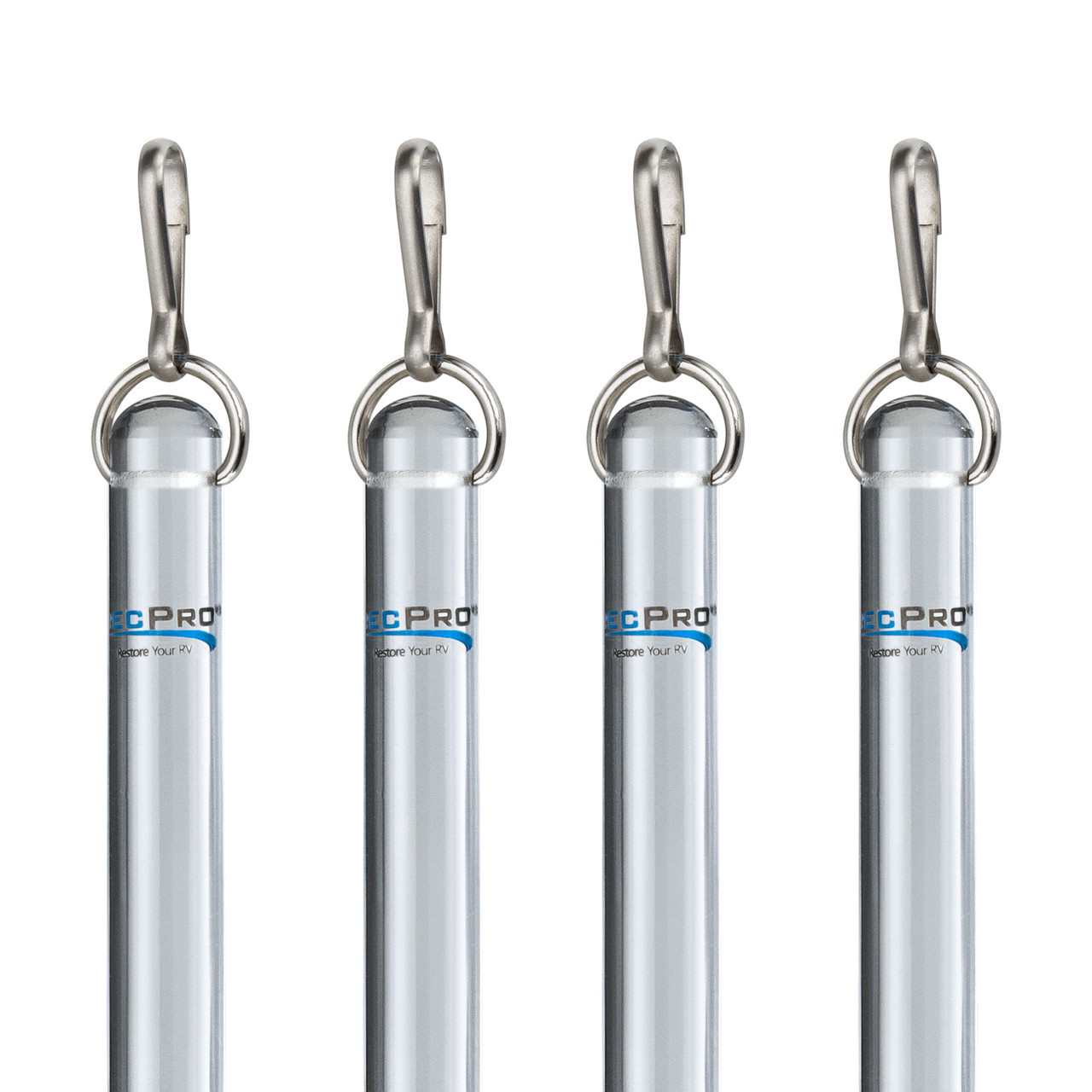 Acrylic Drapery Baton/Wand with Stainless Steel Hook - RecPro
