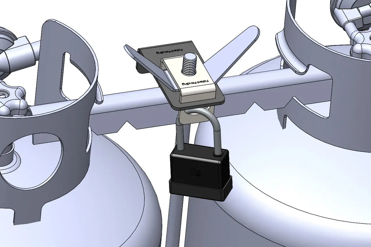 RV LP Tank Lock and Pad Lock - RecPro