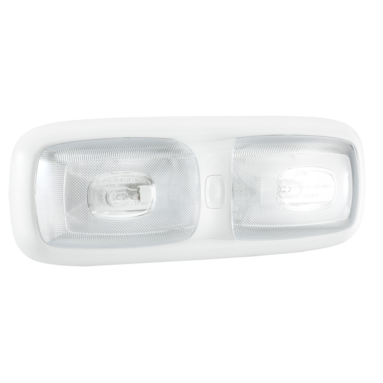12V Double Dome Pancake RV Light - RecPro