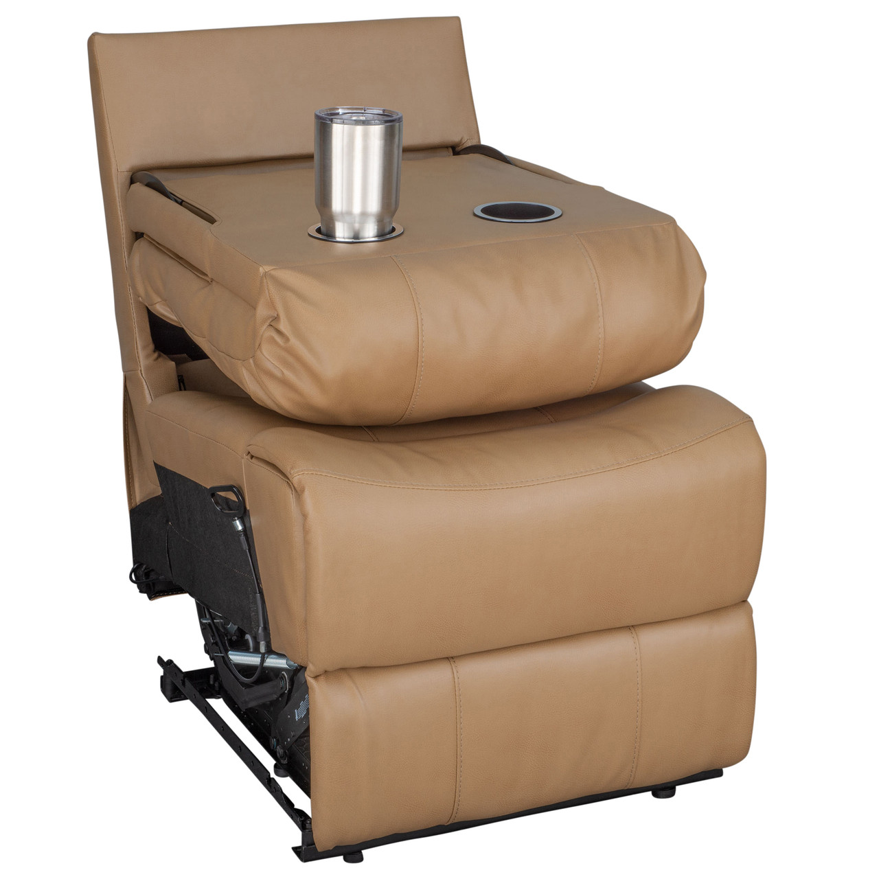 RecPro Charles 22" RV Recliner and Drop Down Comfort Console w/ Cup ...