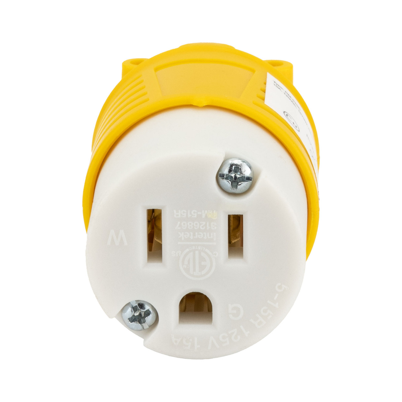Replacement 15 Amp Female Extension Cord Plug - RecPro