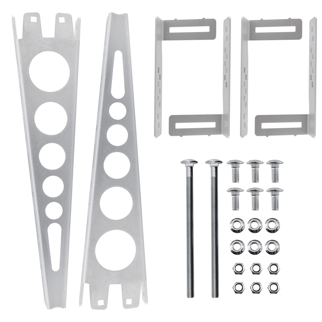 RV Bumper Mounted Generator and Cargo Carrier Tray Kit with Support ...