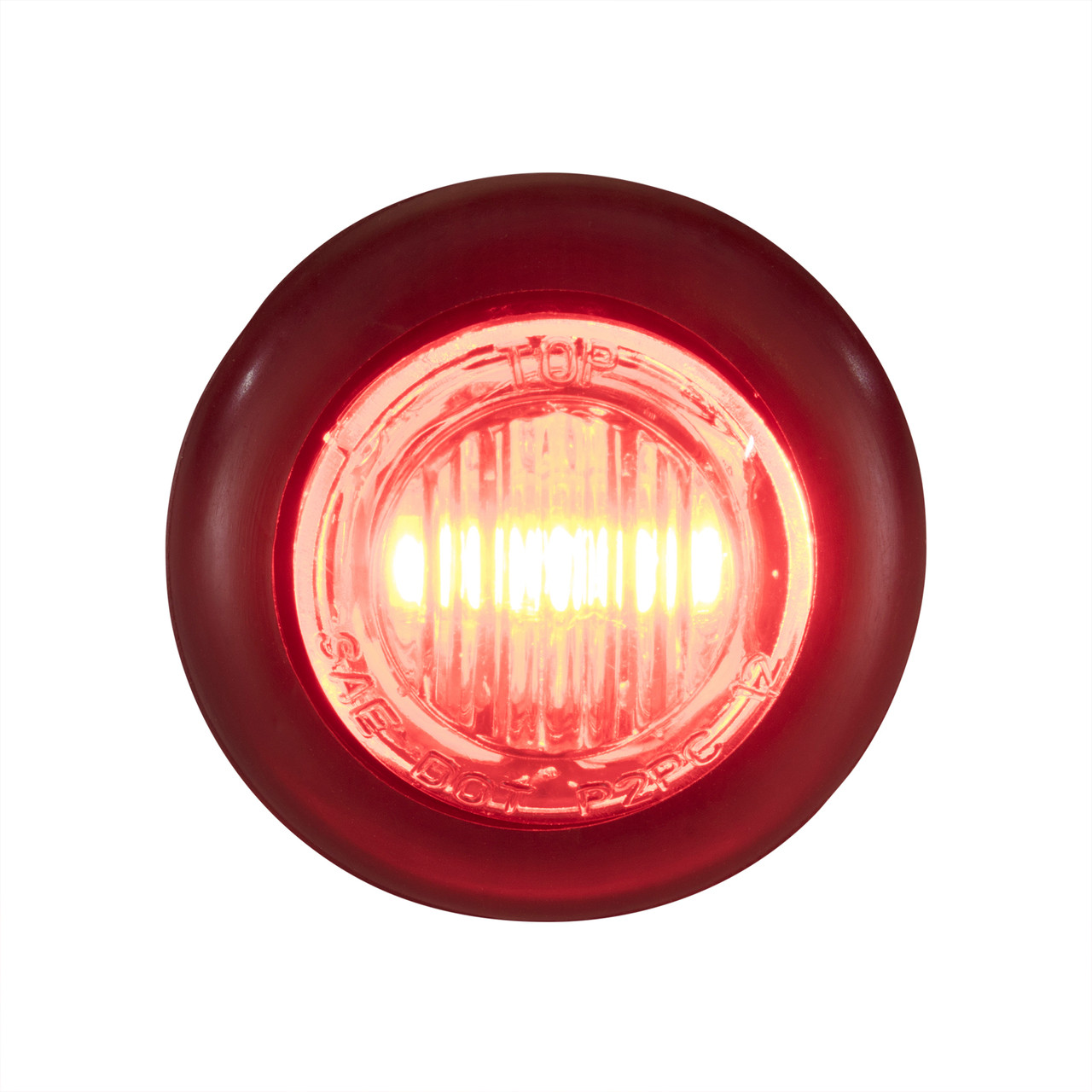 3/4" Red/Red LED Clearance Marker Bullet Lights (5, 10, and 20 Packs ...