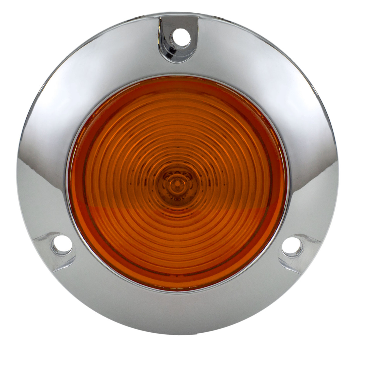 2" Amber/Amber Round Surface Mount RV Light - RecPro