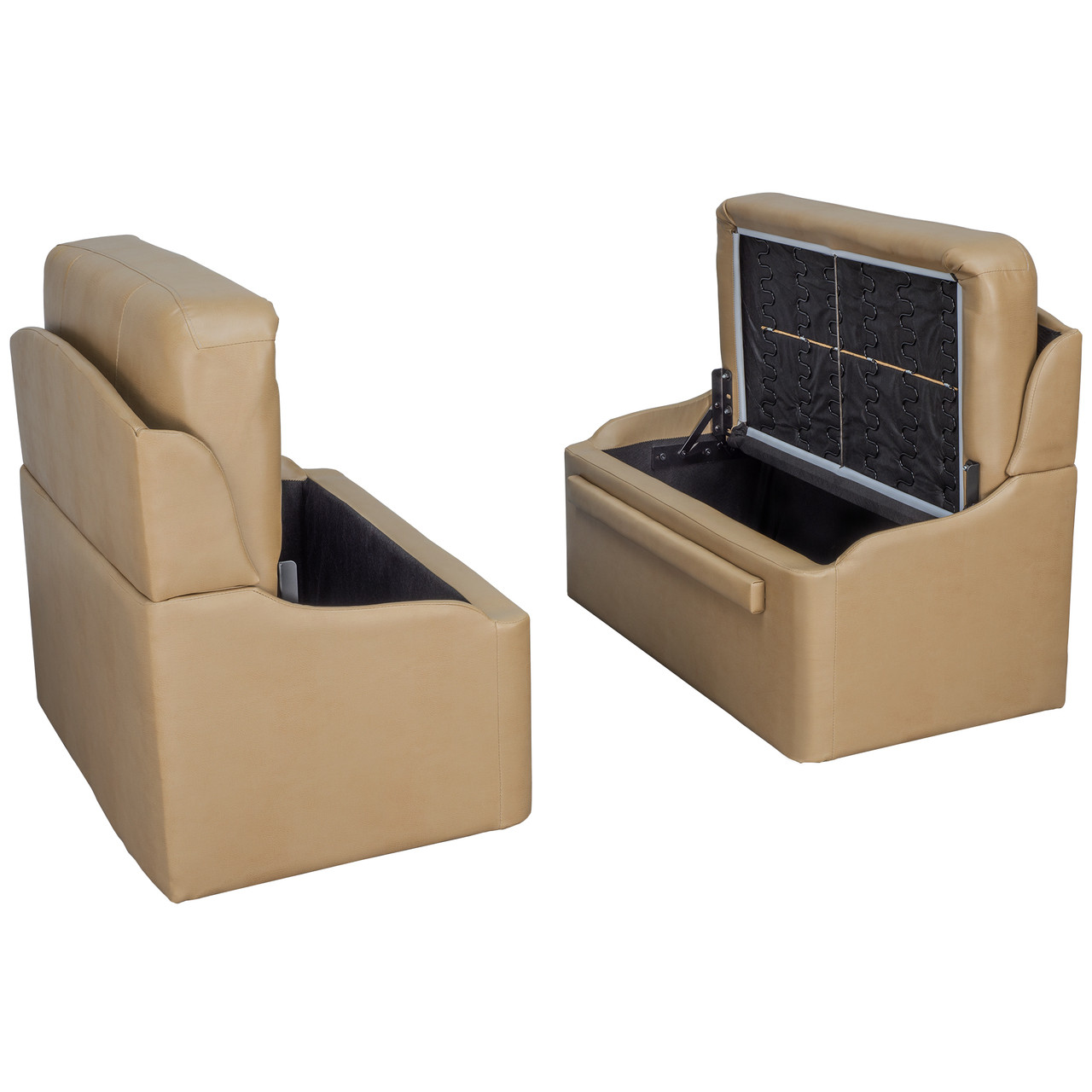 RecPro Charles 36" RV Dinette Booth with Storage | Converts to Bed - RecPro