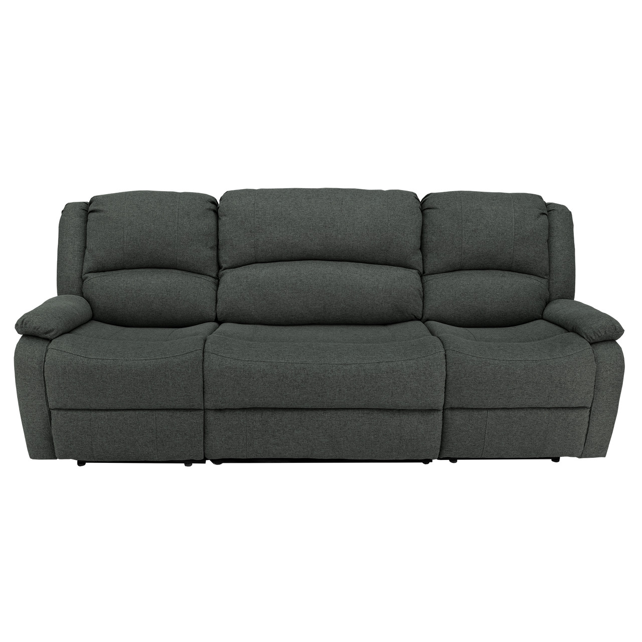 RecPro Charles 94" Double Wall Hugger RV Recliner Sofa with Drop Down ...