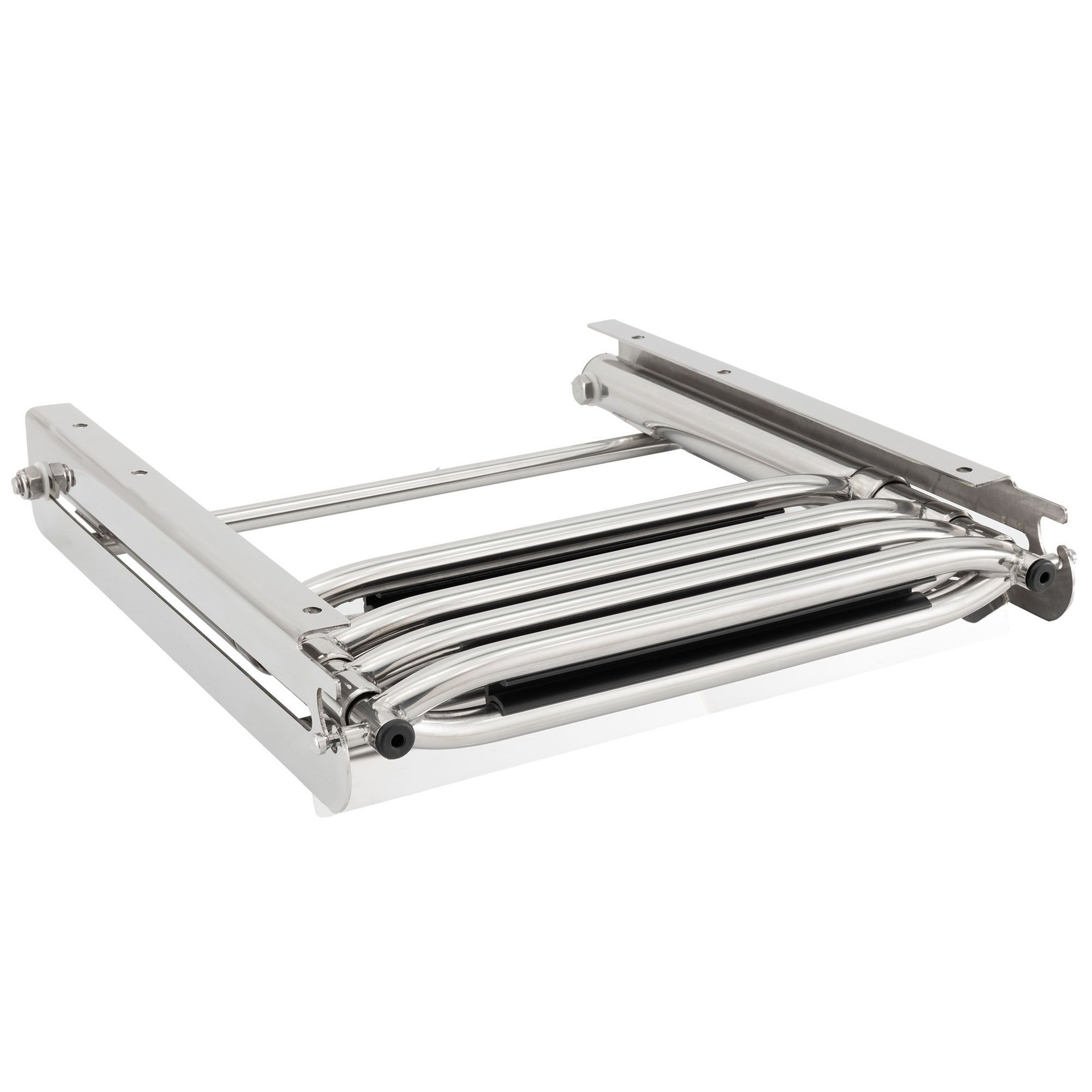 SSL-E4W Stainless Steel Under Transom/Boat Platform Ladder (13.5" Wide ...
