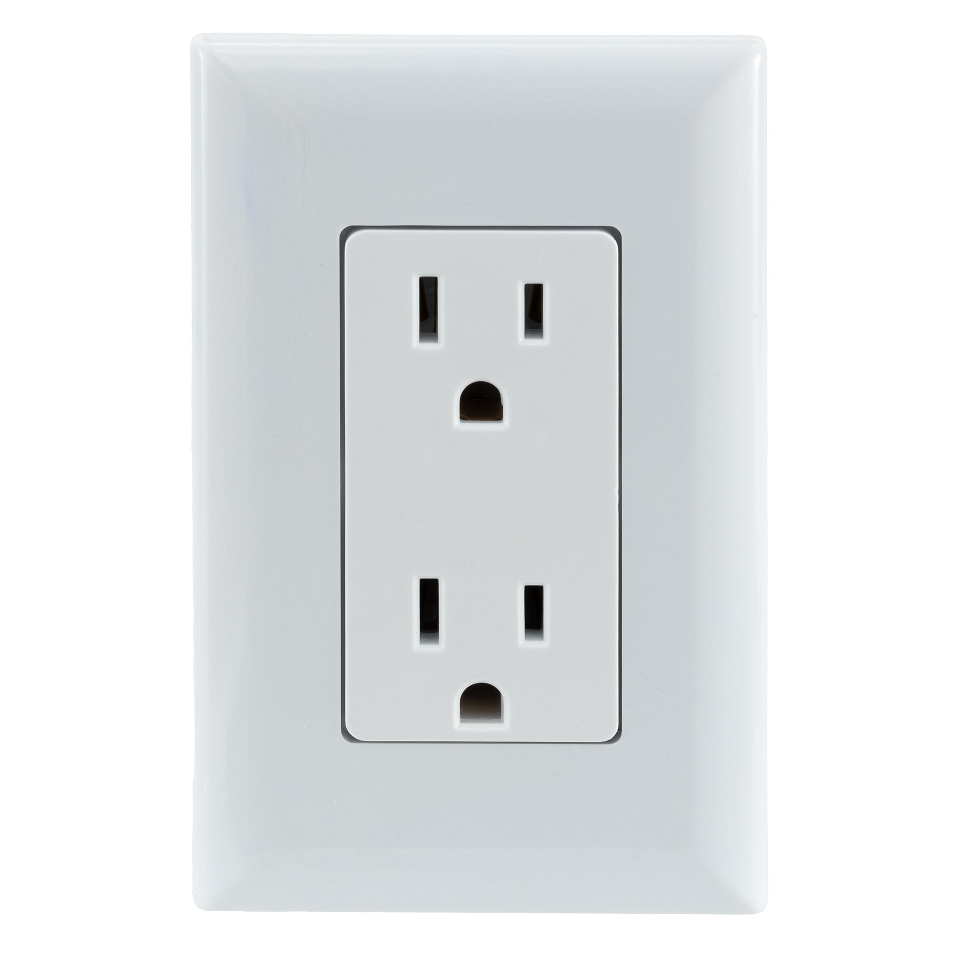 RV Dual Outlet Receptacle with Snap-On Cover Plate - RecPro