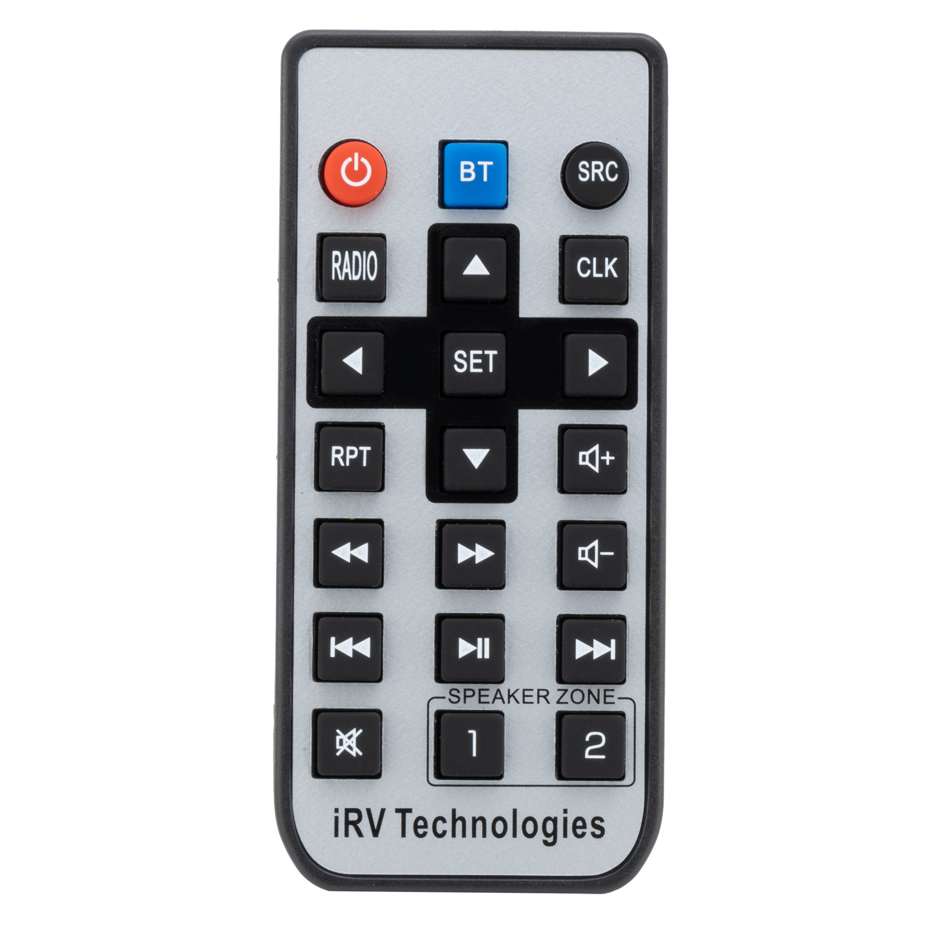 iRV 37 RV Mechless Stereo Unit AM/FM Radio/Bluetooth with Remote - RecPro