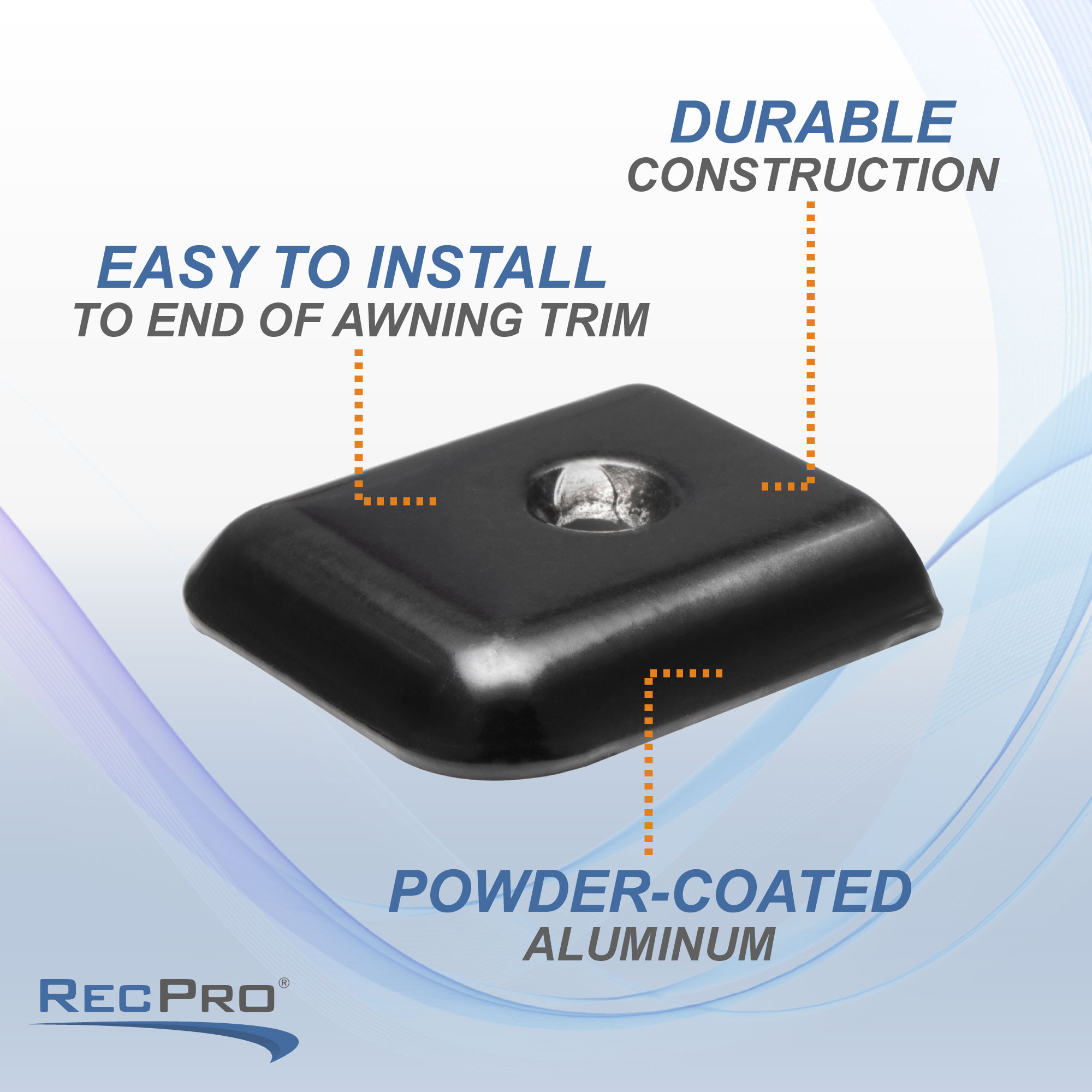 RV Trim End Caps 10 Pieces - RecPro