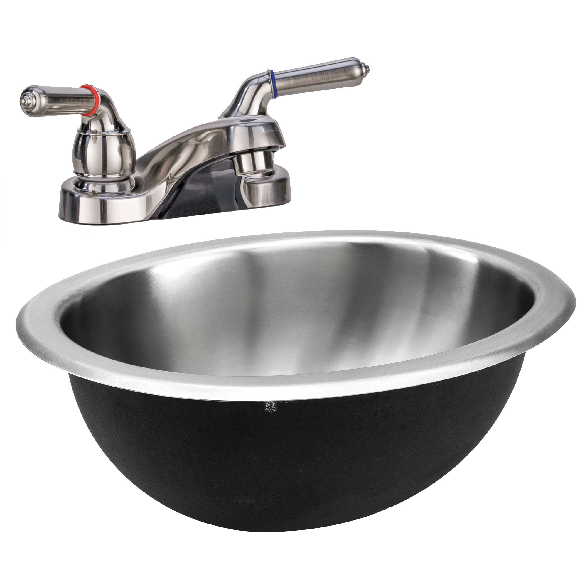 RV 10" x 13" Stainless Steel Oval Sink - RecPro