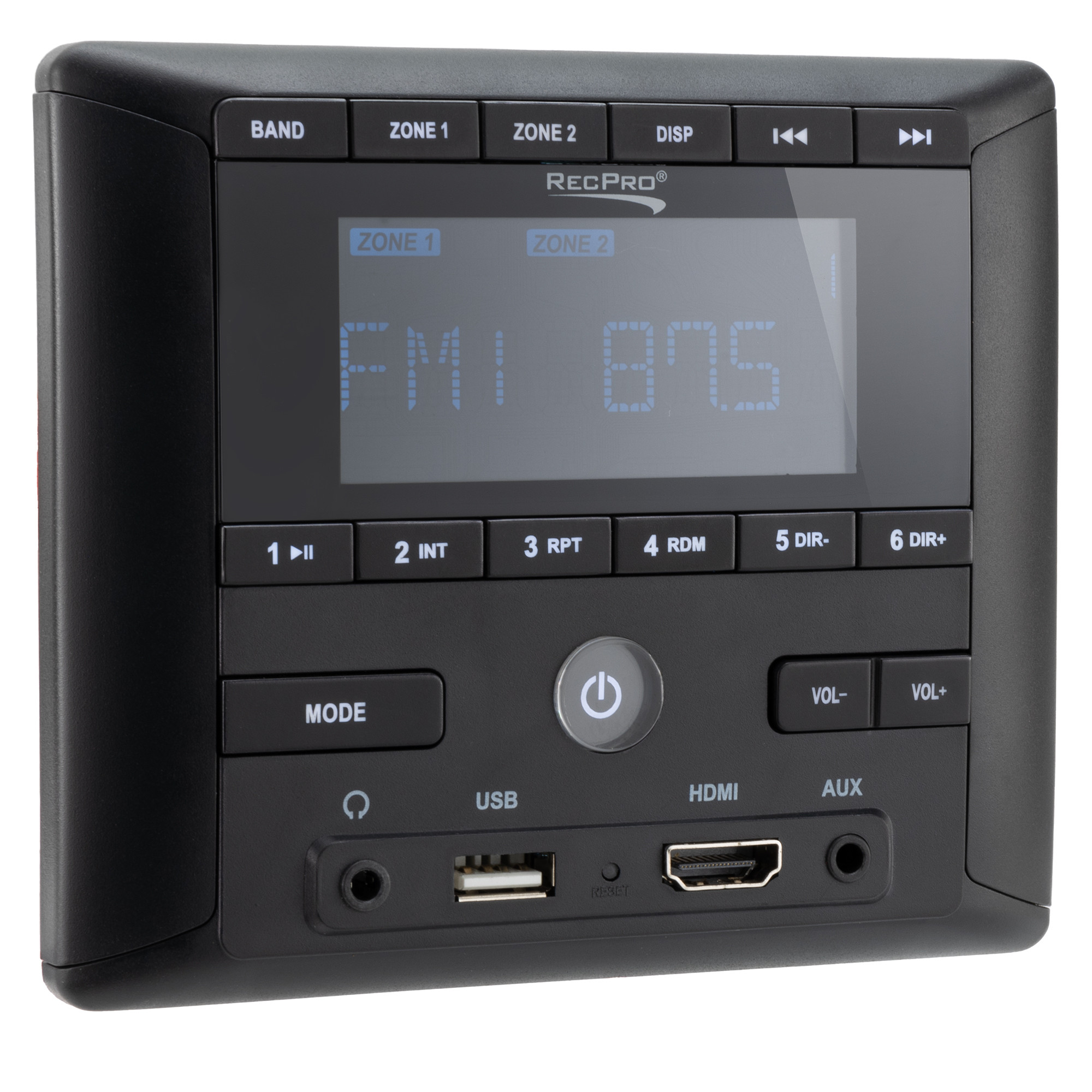 RV Stereo AM/FM Radio/Bluetooth/Aux-In Sound System - RecPro
