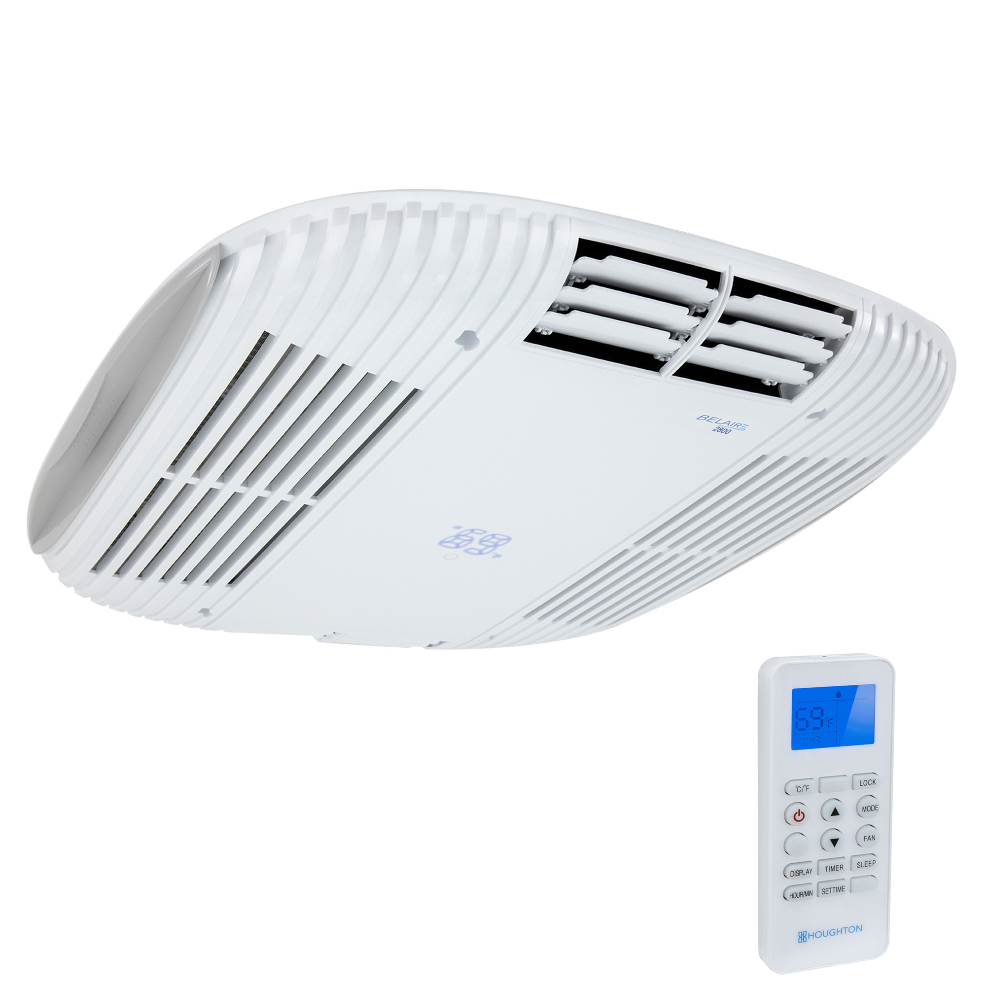 RV Air Conditioner Low Profile 9.5k Quiet AC Unit with Optional Heat ...