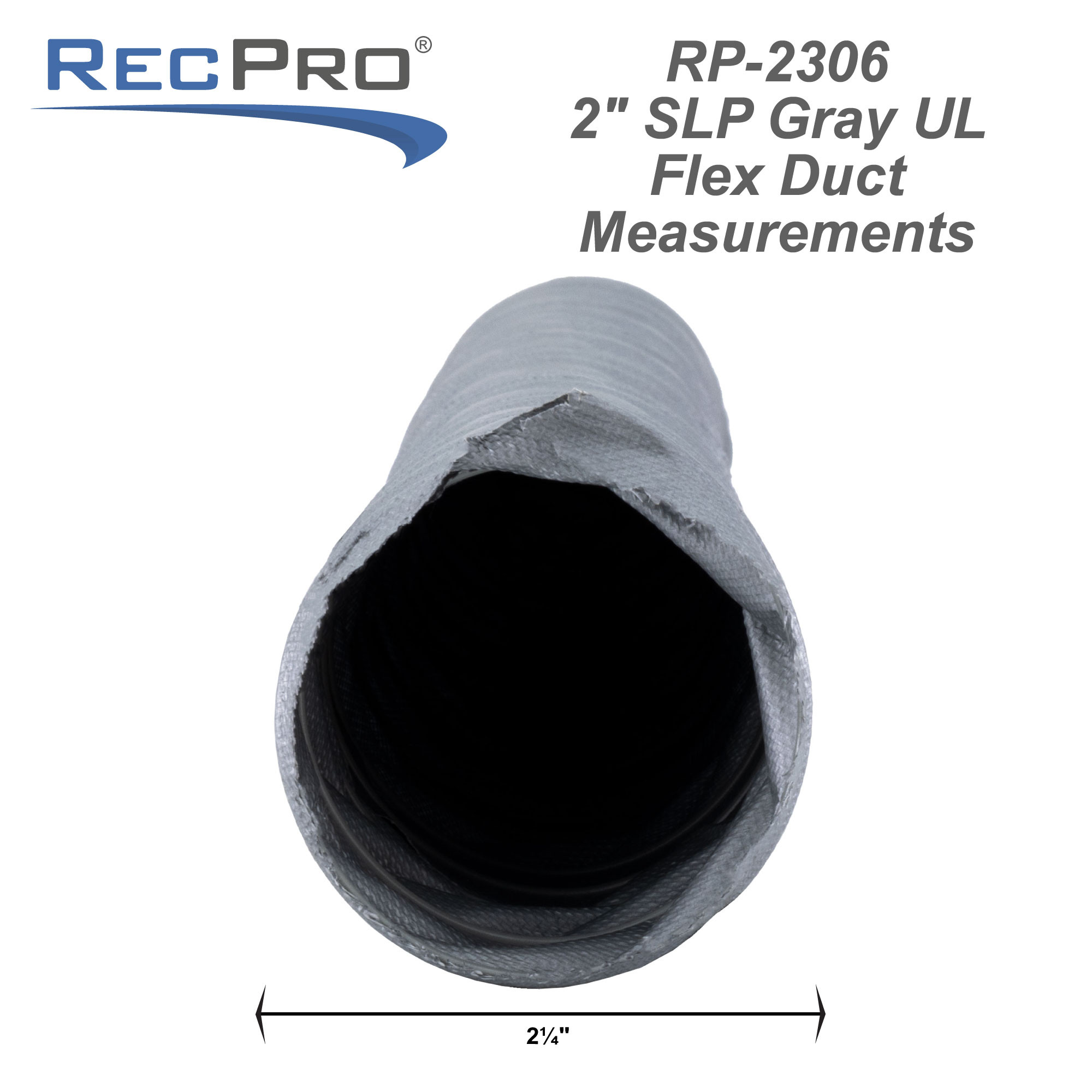 RV Flexible Ducting 2in x 25ft - RecPro