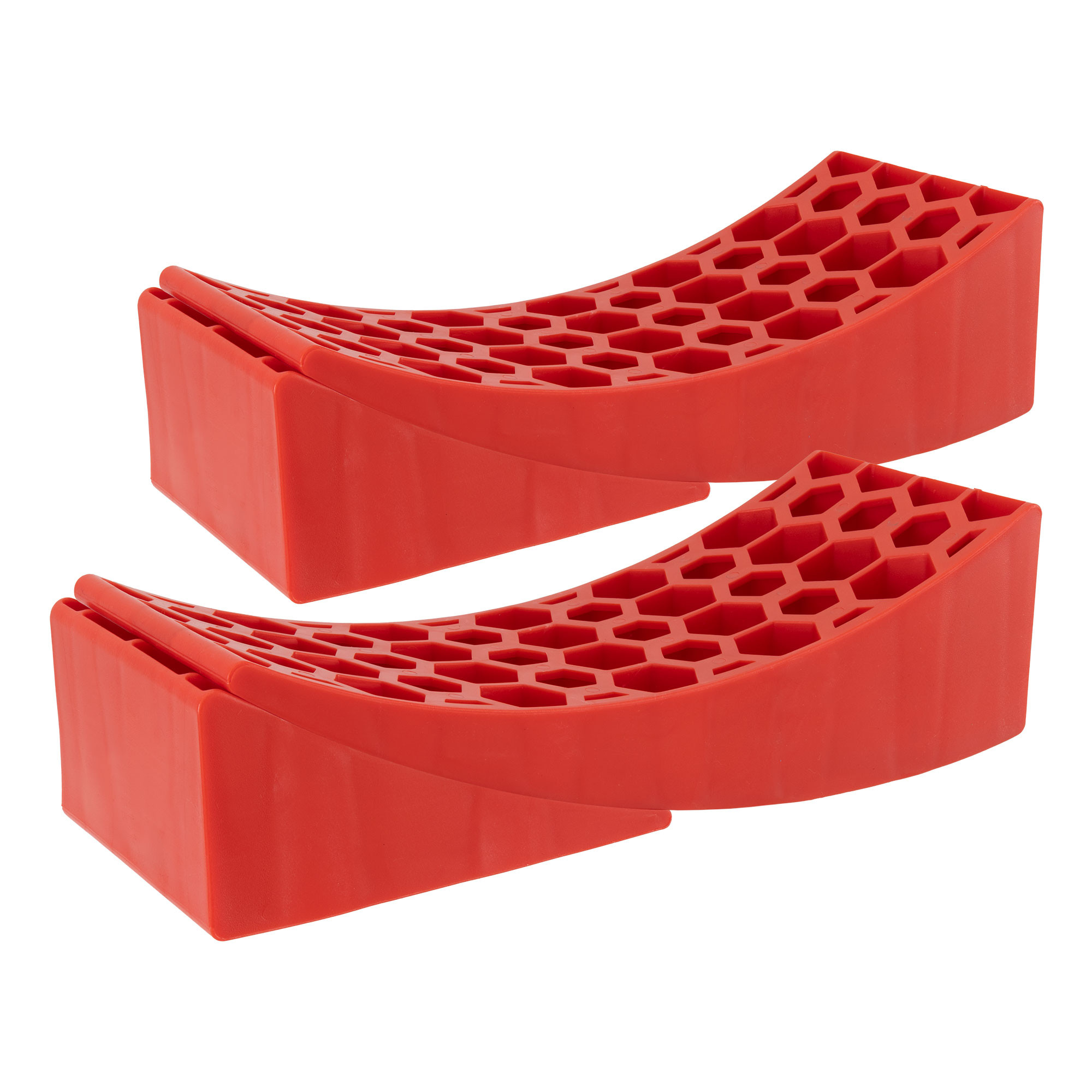 RV Camper Leveling Kit with Curved Levelers and Wheel Chocks 2 Pack ...