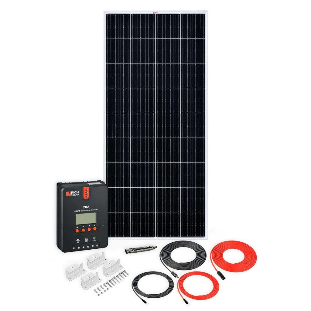 Rich Solar 200 Watt RV Solar Kit - RecPro