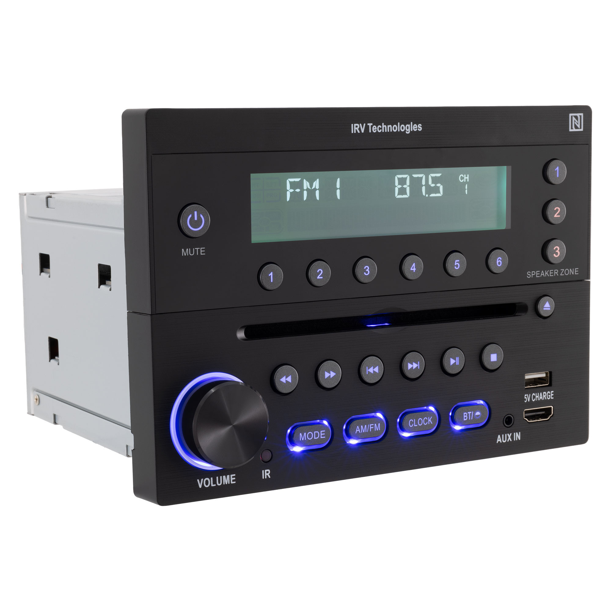 iRV32V2 RV Stereo System AM/FM/CD/DVD/MP3/MP4/HDMI with Bluetooth - RecPro