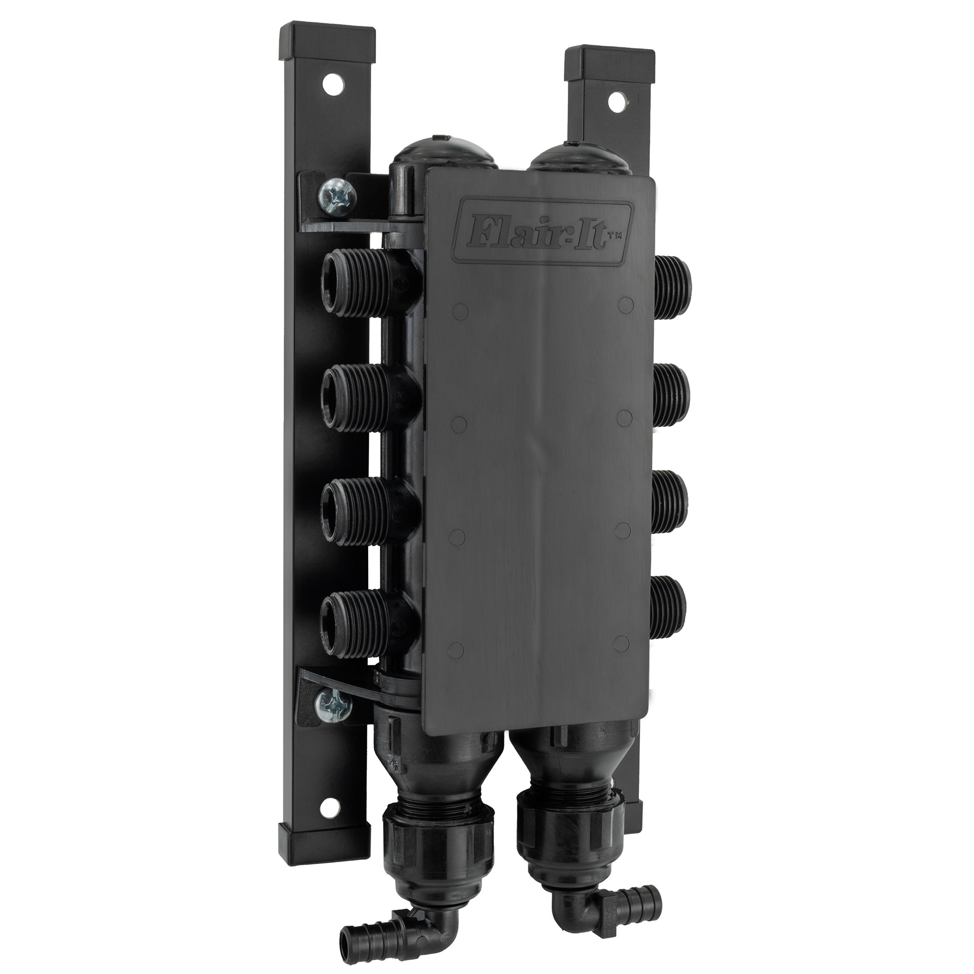 RV Water Manifold 3/4" Inlet x 1/2" Valve Outlets - RecPro