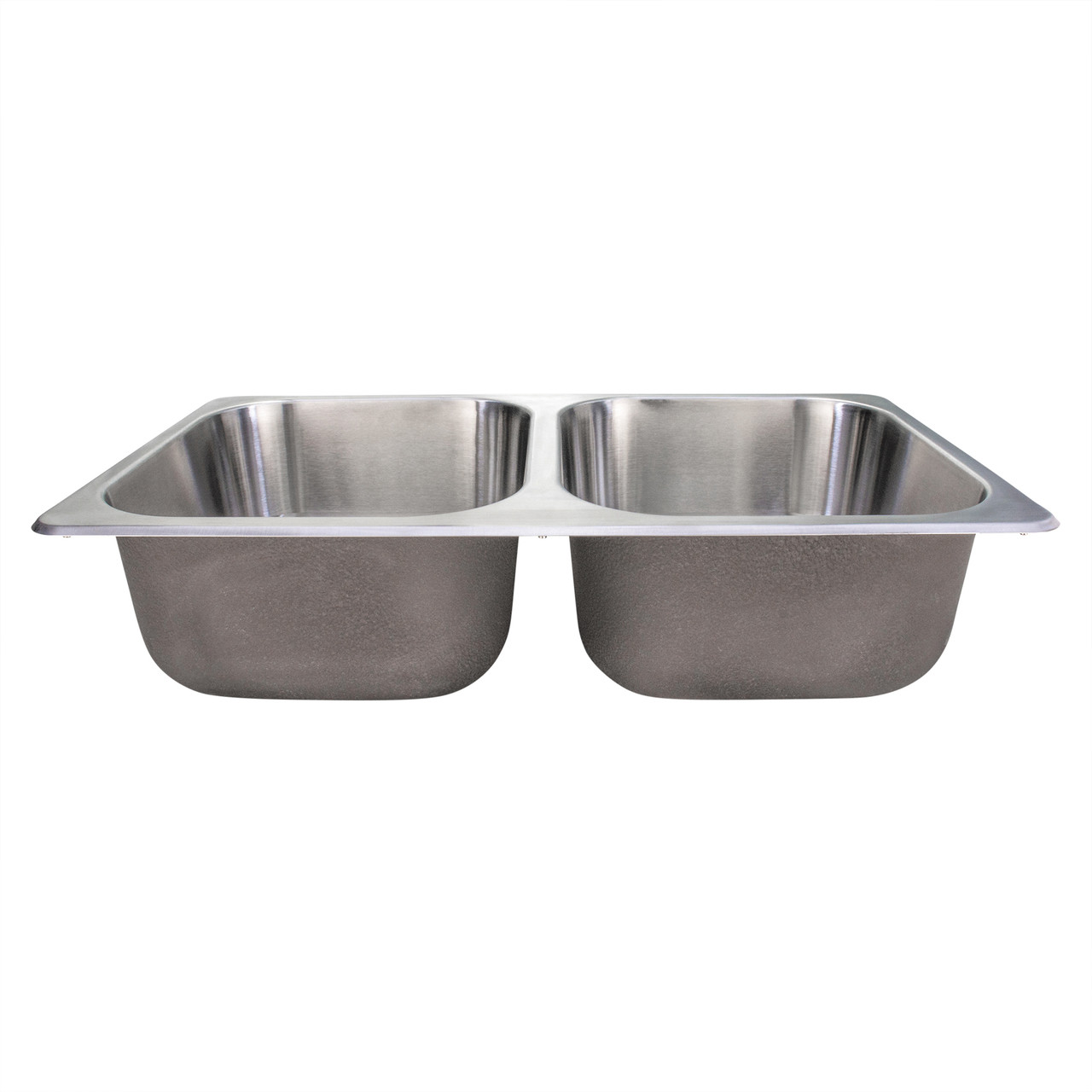 Double Stainless Steel RV Sink 27" x 16" x 7" 304SS - RecPro