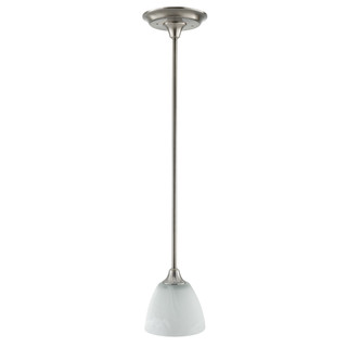 RV 12V Ceiling Mounted Pendant Light with Satin Nickel Finish - RecPro