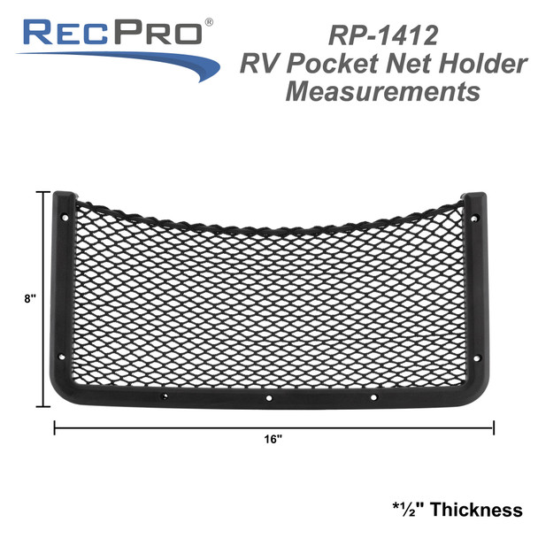 RV Pocket Net Holder 8" x 16" - RecPro