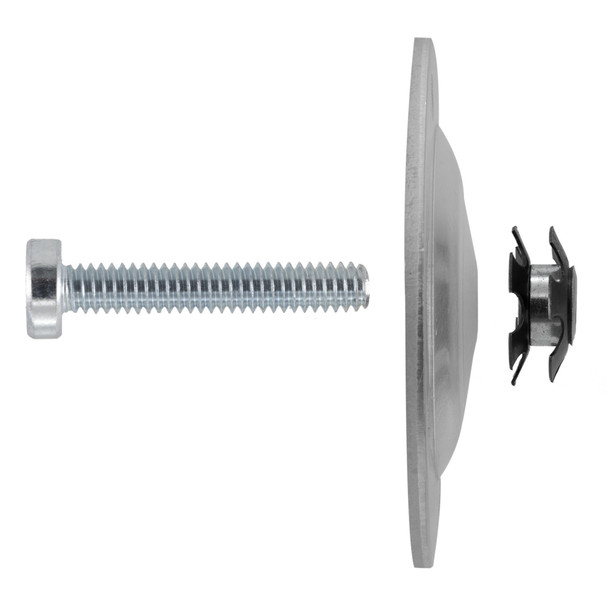 Round Ladder Pad with Screw and Star Nut for RV Ladder - RecPro