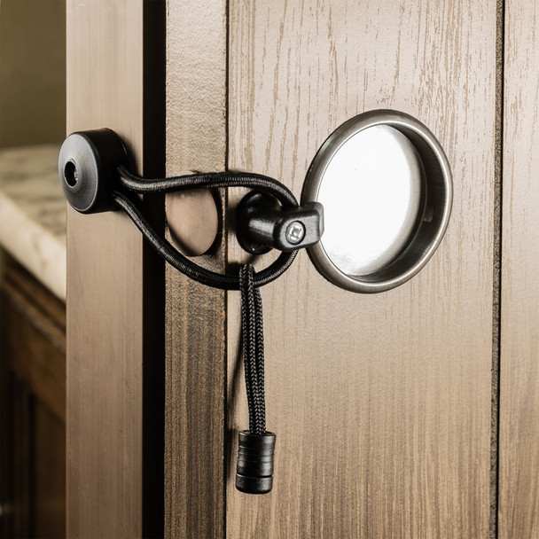 RV Pocket Door Holder Bungee Cord with Pull Tab - RecPro