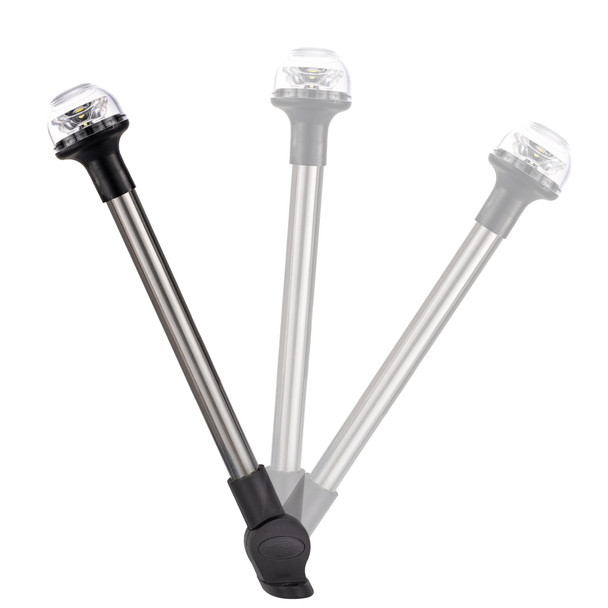 14" Chrome LED Stern Light - RecPro