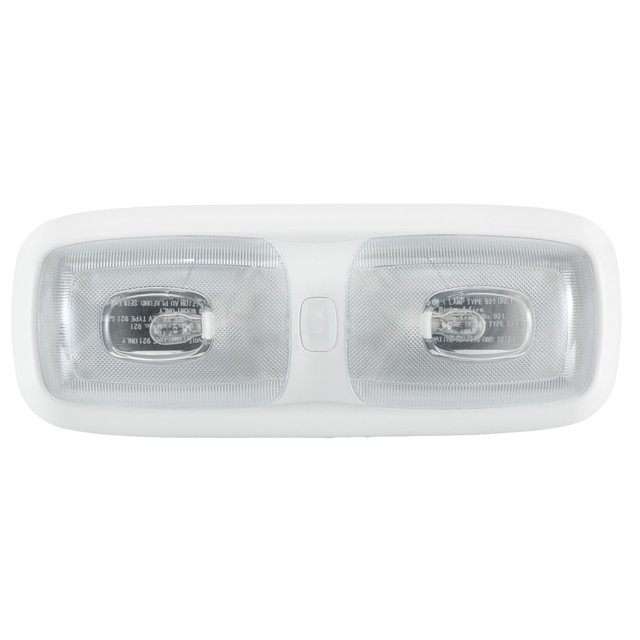 12V Double Dome Pancake RV Light - RecPro