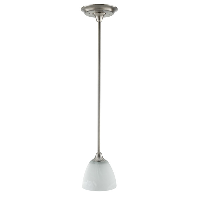 RV 12V Ceiling Mounted Pendant Light with Satin Nickel Finish - RecPro