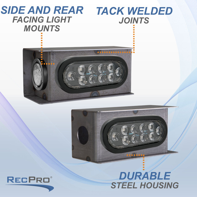 LONG HAUL 2 New Trailer Truck Steel Housing Box with LED Lights - RecPro