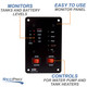 RV Tank Sensor Monitor Panel Probeless Control Panel - RecPro