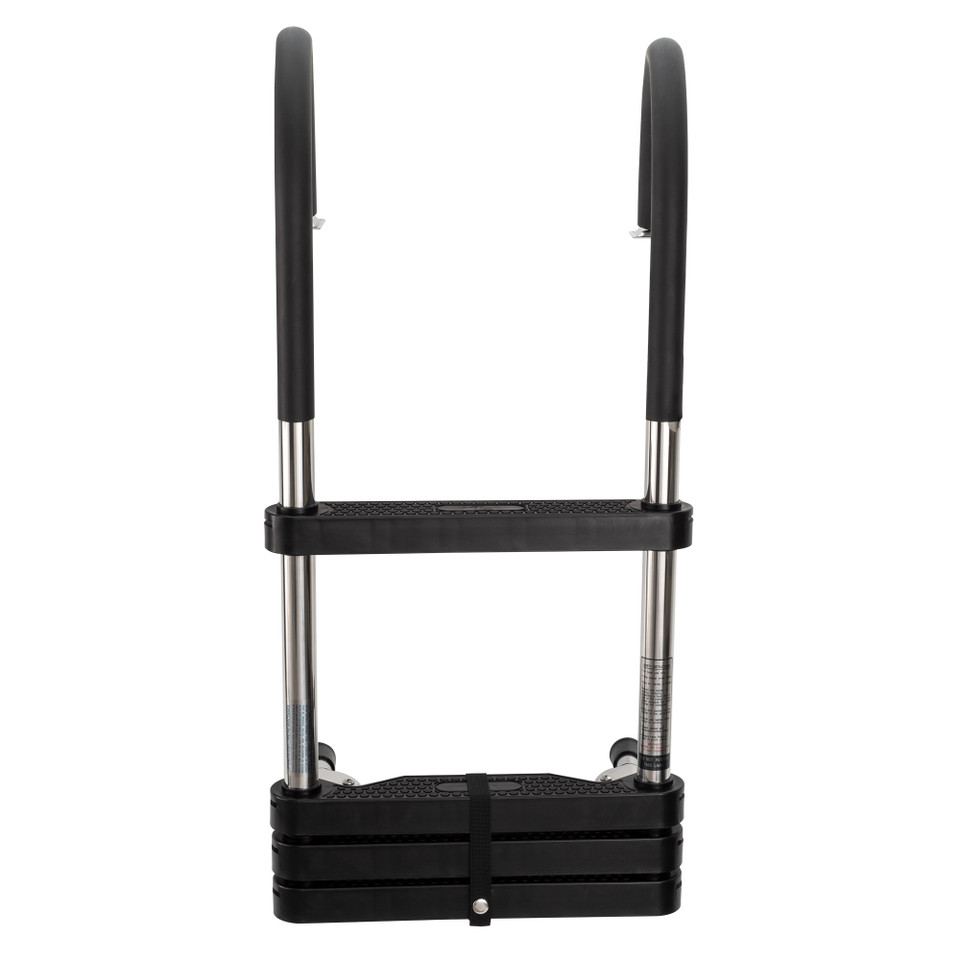SSL-B4B Stainless Steel Four Step Pontoon Boat Boarding Ladder - RecPro