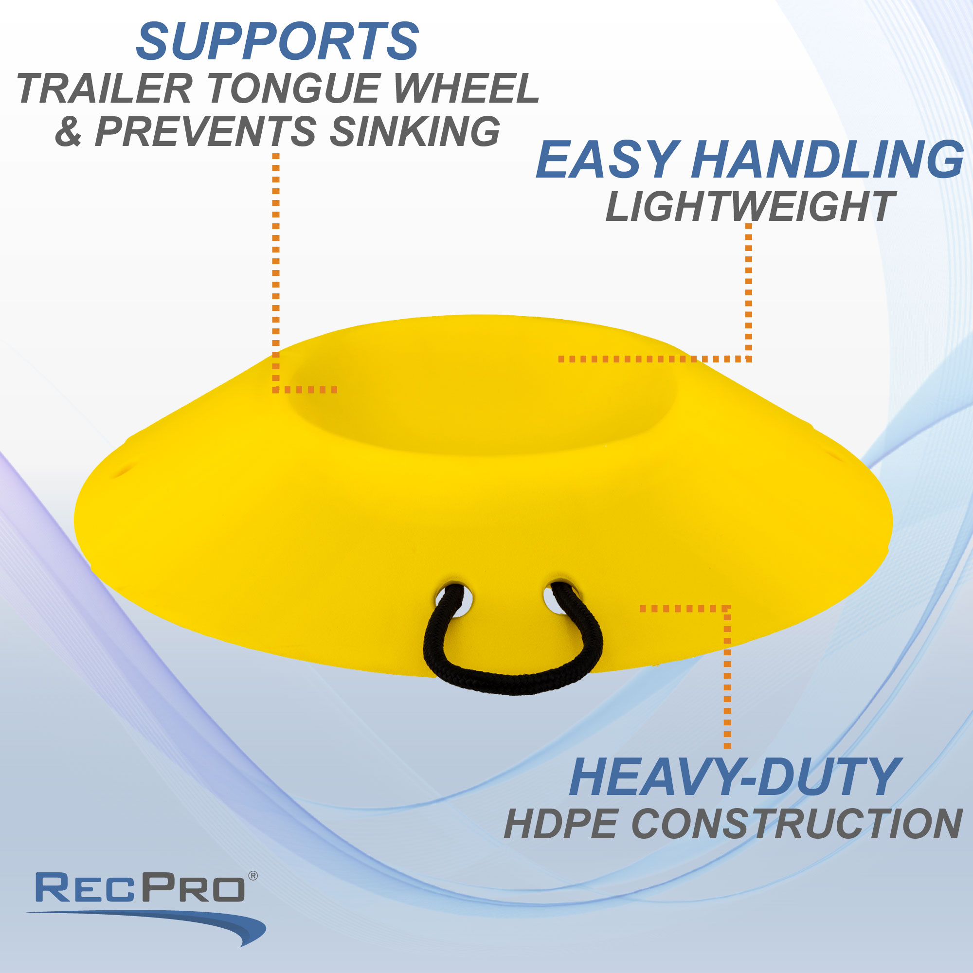 Trailer Tongue Jack Wheel Dock - RecPro