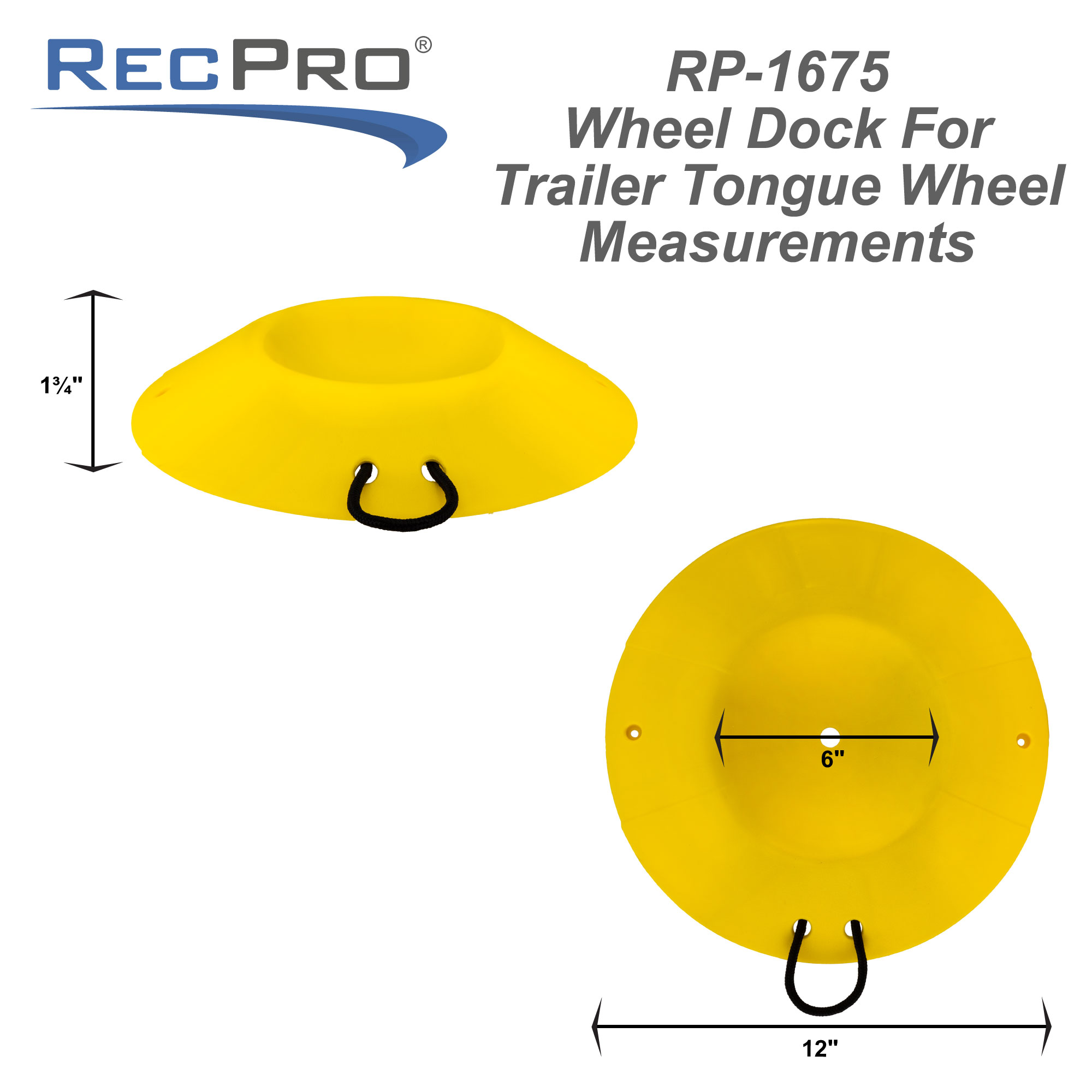 Trailer Tongue Jack Wheel Dock - RecPro