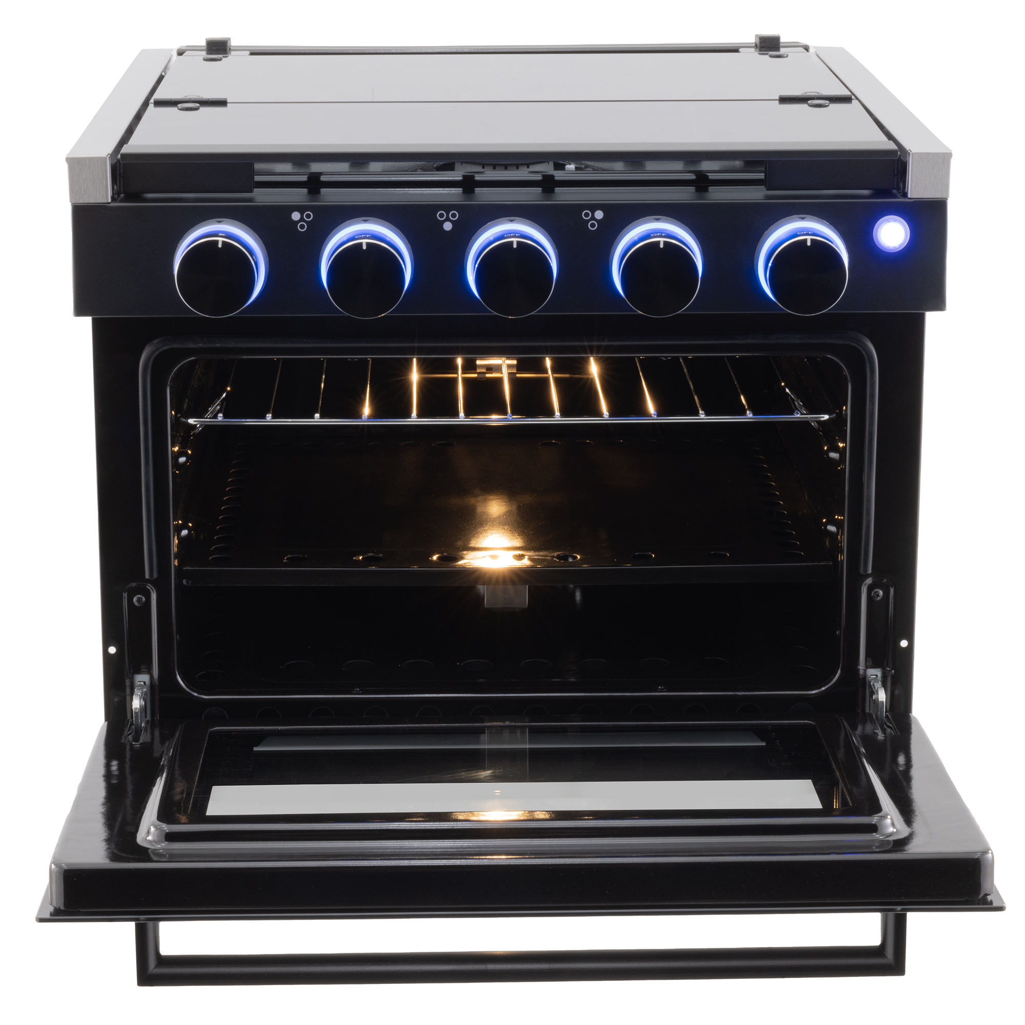 RV Stove Gas Range 17" Tall with Optional Range Vent Hood - RecPro