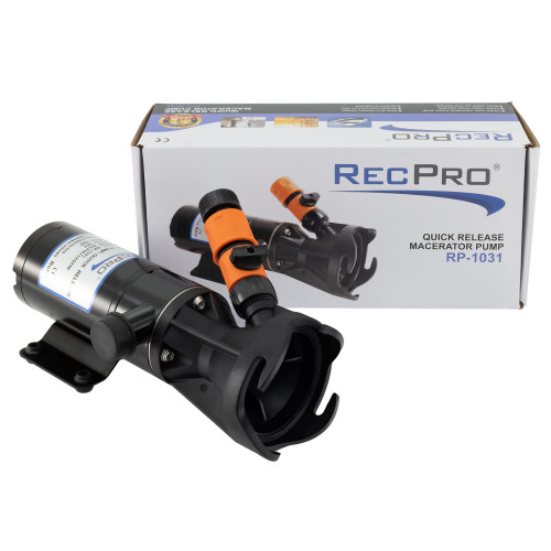 RecPro 12V RV Macerator Pump - Quick Release - RecPro