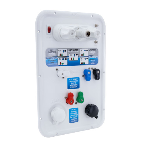 RV Multifunction City Water Fill Panel Nautilus P1 10" x 15" - RecPro