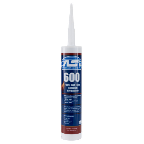RV High-Performance High-Temperature Sealant RTV Silicone - Red - RecPro